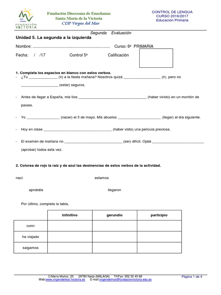 C Lengua 6 U5 | PDF | Verbo | Onomástica