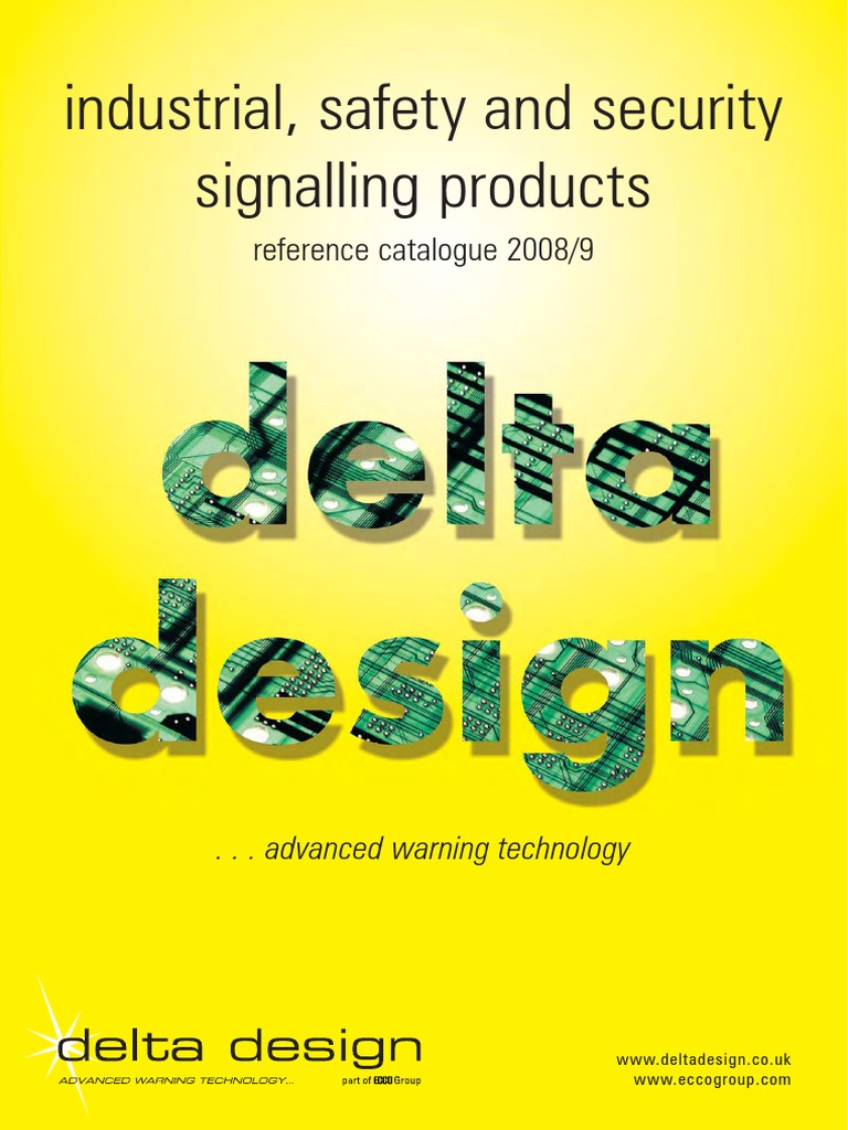 Delta Design Signalling Products 2008/9 | PDF | Light Emitting Diode ...