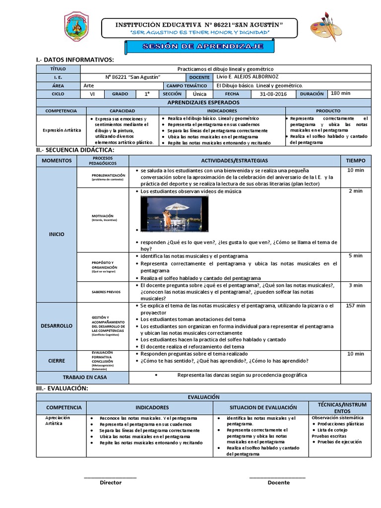 S.A. ARTE 1° - El Dibujo Básico. Lineal y Geométrico III BIM | PDF ...