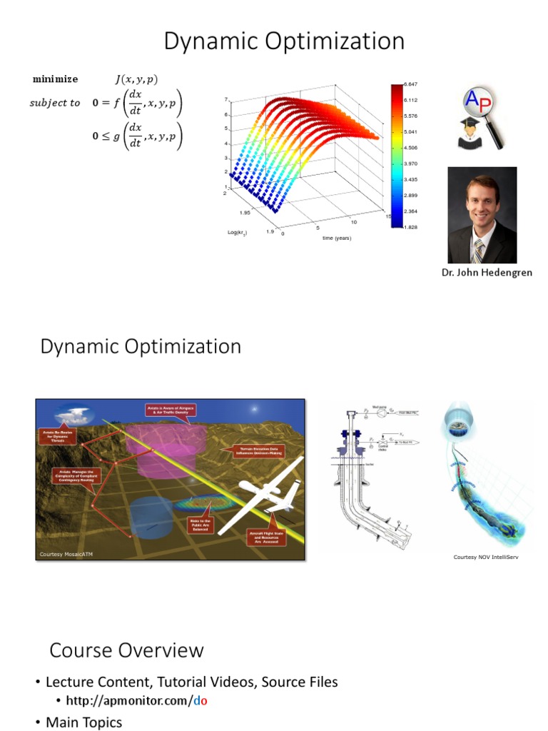 Dynamic Optimization Techniques Overview | PDF | Mathematical ...