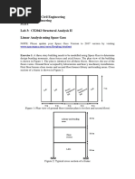 L2 - Space Gass Modelling | PDF | Truss | Beam (Structure)