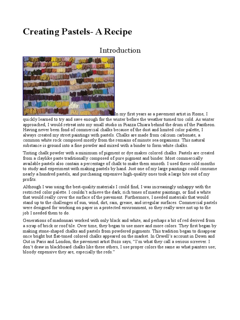 Create Pastels | PDF | Pastel | Pigment