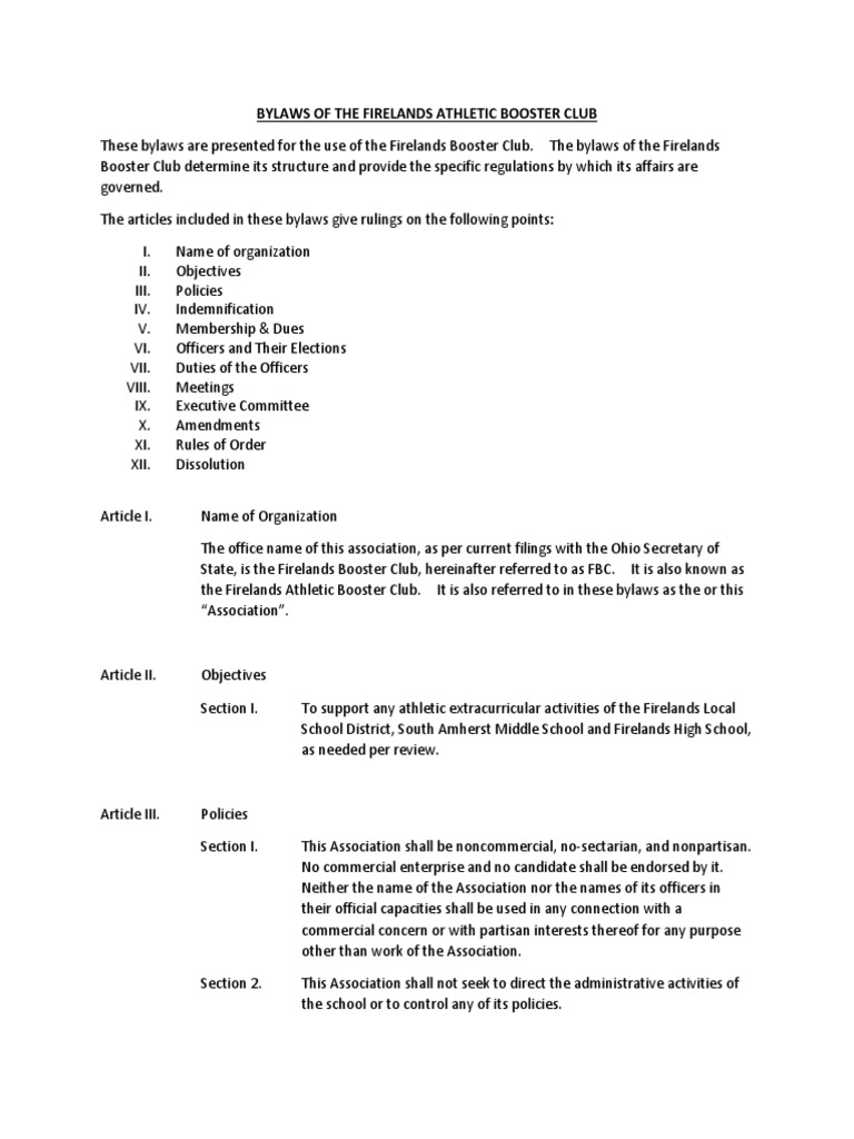 Bylaws Final | PDF | Committee | By Law