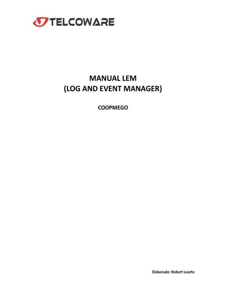 Manual de Configuración de SolarWinds LEM | PDF | Point and Click ...