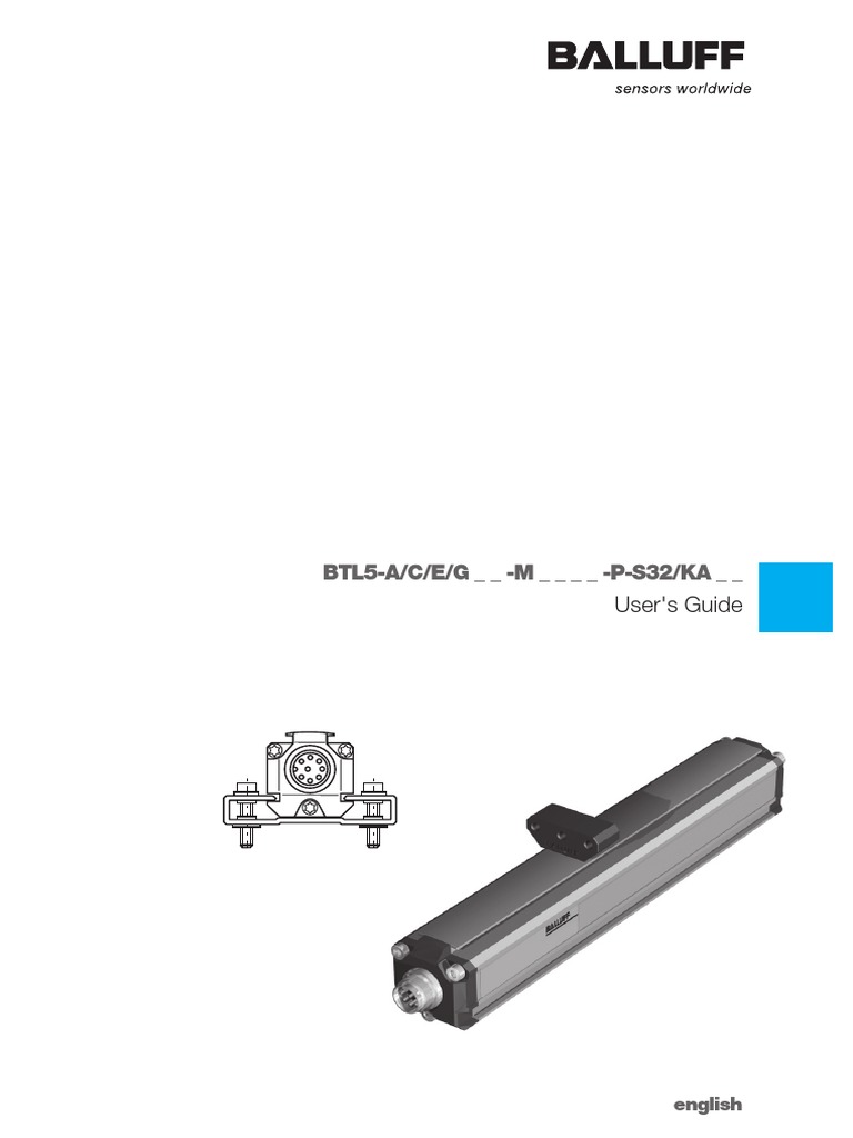 BTL Balluff | PDF | Cable | Electrical Connector