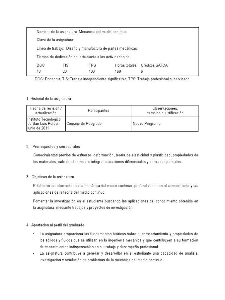 Mecánica Del Medio Contínuo | PDF | Elasticidad (Física) | Mecánica de ...