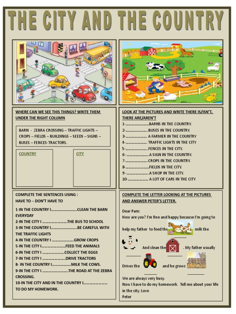 The City and The Country | PDF