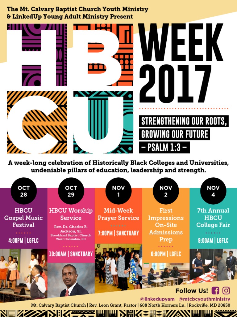 HBCU Week 2017 Flyer v4 | PDF