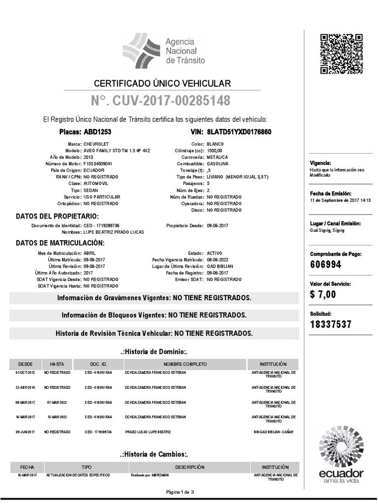 CERTIFICADO | Placa de matrícula del vehículo | Vehículo de motor ...