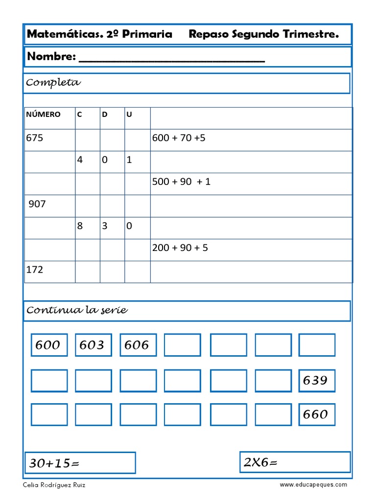 Matematicas Segundo Primaria 2 PDF | PDF | Formalismo (deductivo ...