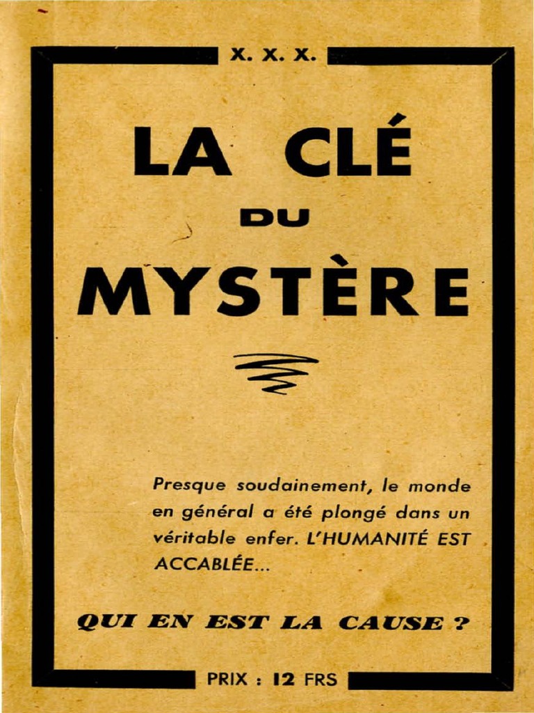 Arcand Adrien - La Clé Du Mystère | PDF
