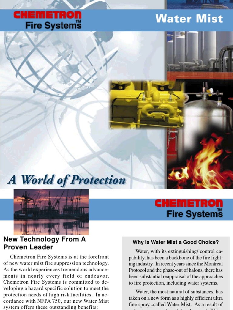 Water Mist | PDF | Fire Sprinkler System | Water