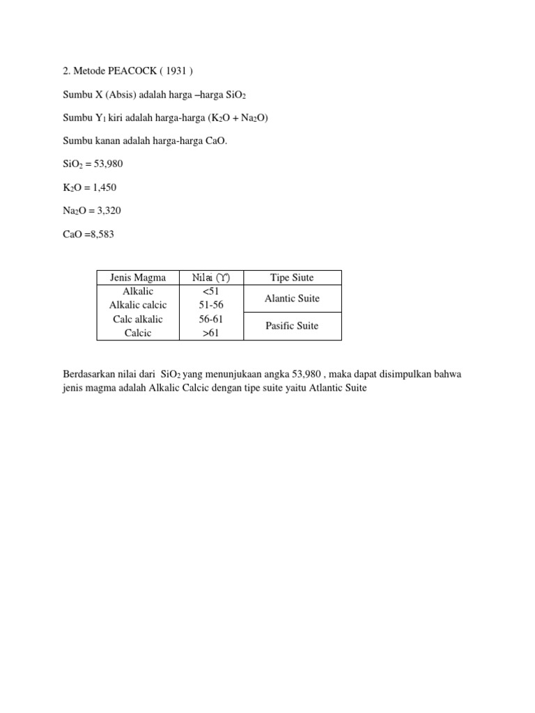 Jenis Magma Alkalic Calcic dan Suite | PDF | Sains & Matematika