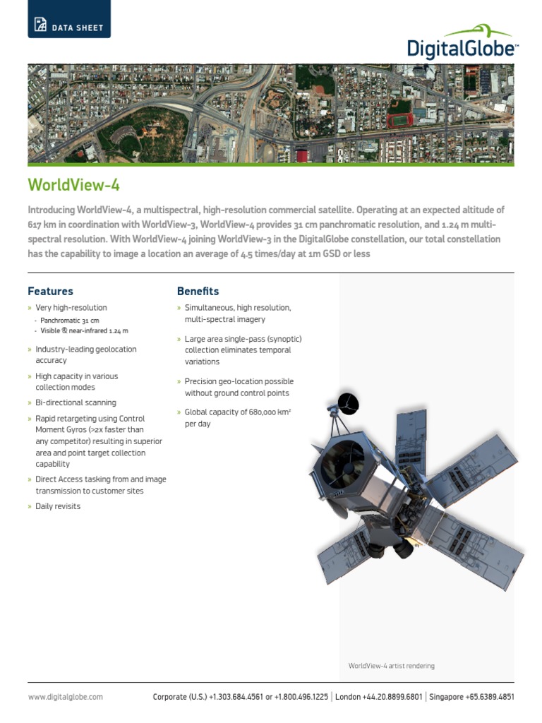 Introducing WorldView-4: A High-Resolution Multispectral Commercial ...