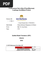 Identifikasi Formulir SOP LSP SMK | PDF
