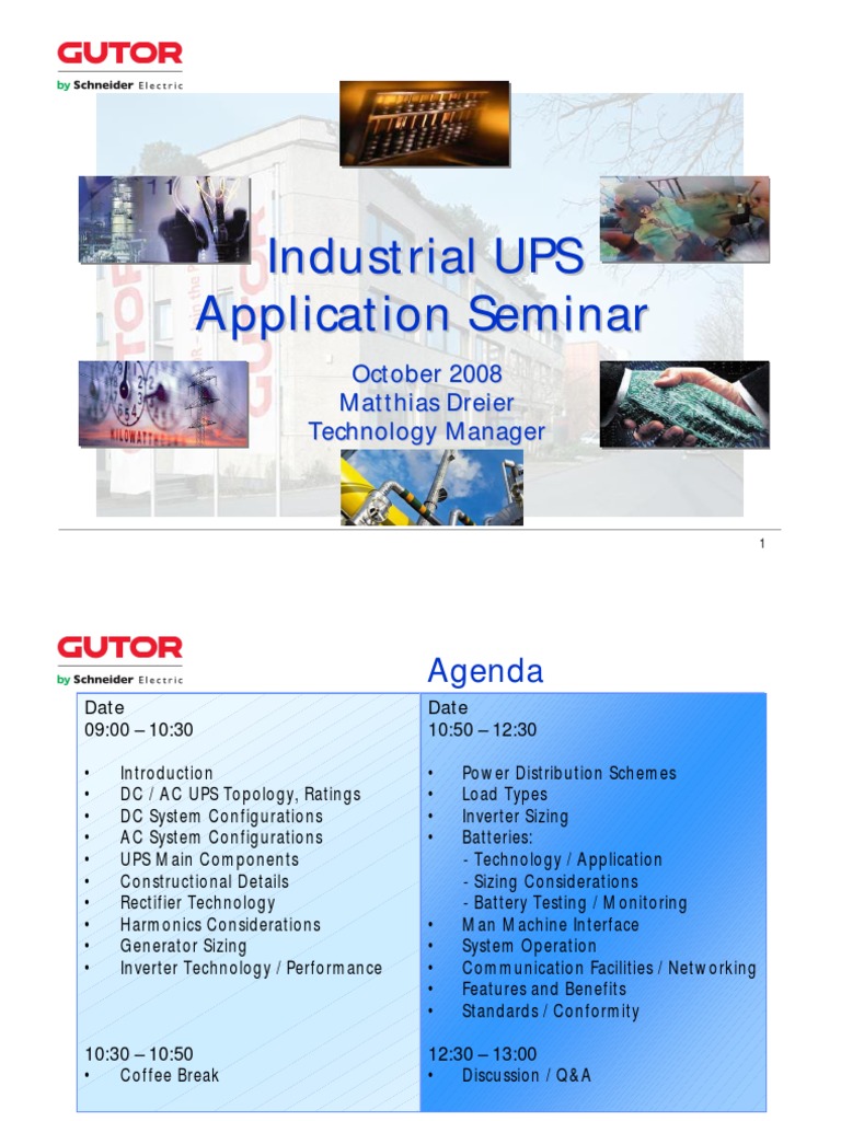 01 Gutor Ac and DC Ups. | Download Free PDF | Rectifier | Power Inverter