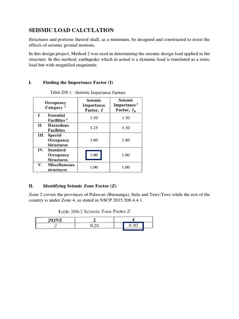 Seismic Load | PDF | Structural Load | Earthquakes