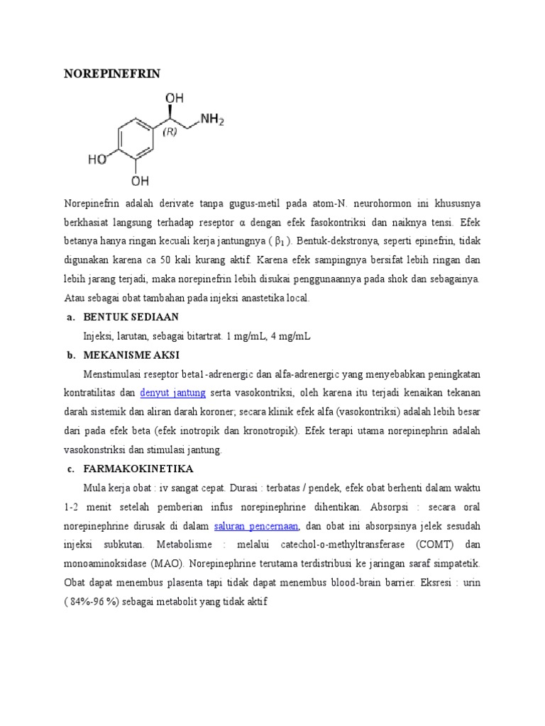 NOREPINEFRIN | PDF