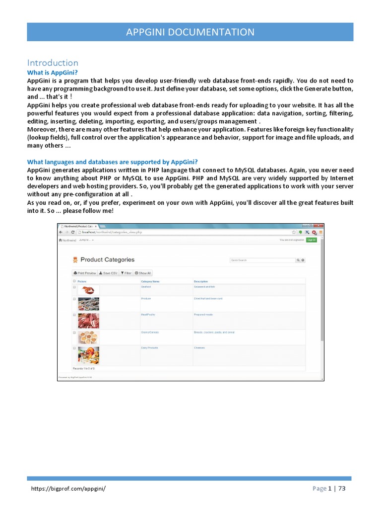 Appgini Documentation | PDF | Icon (Computing) | Php