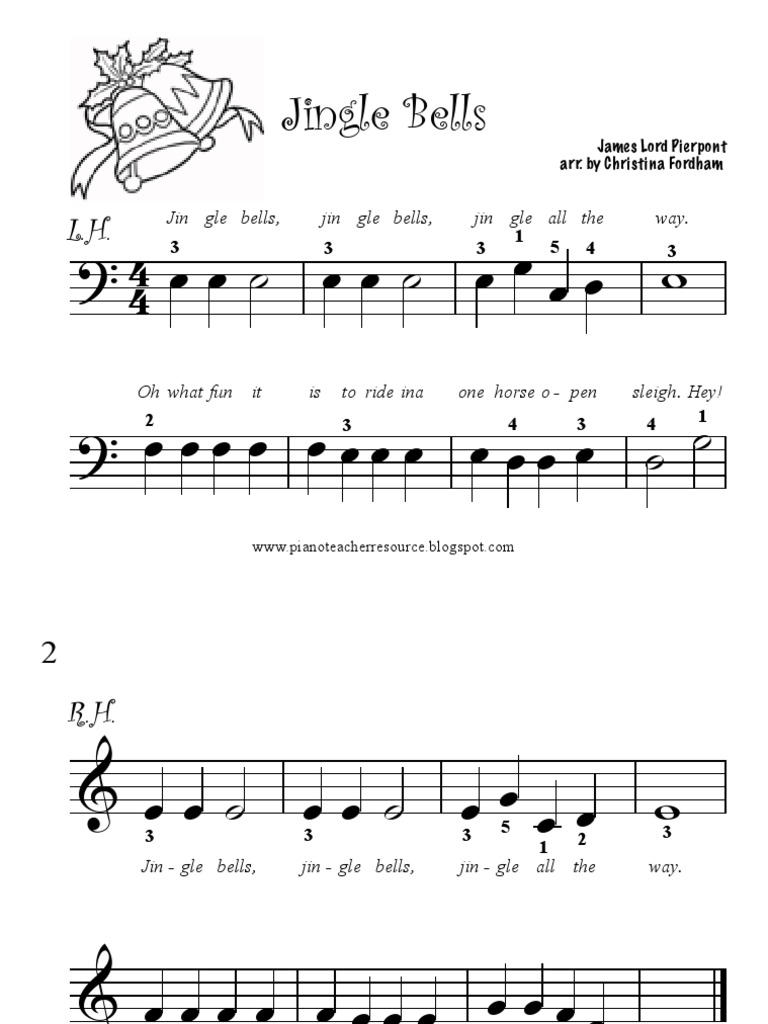 Jingle Bells Primer Level | PDF