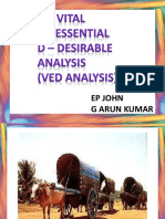 ABC, XYZ, VED, SDE, FSN Analysis | PDF | Inventory | Cost–Benefit Analysis