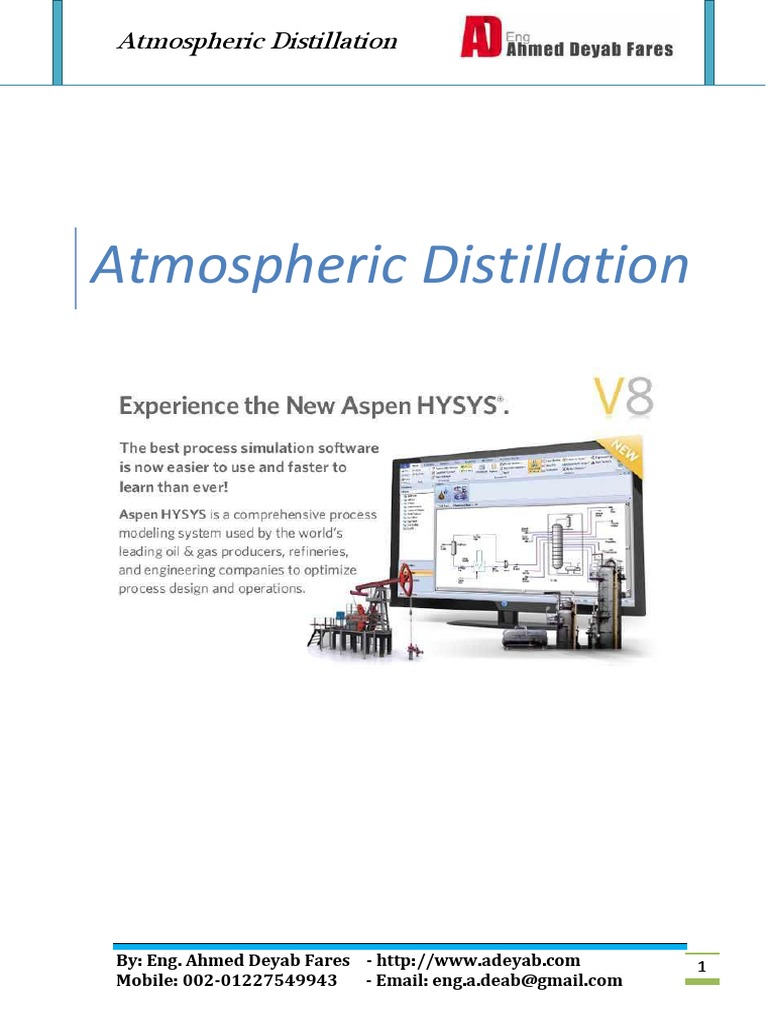 ATM CDU Distillation in Aspen HYSYS V10 | Download Free PDF | Chemical ...