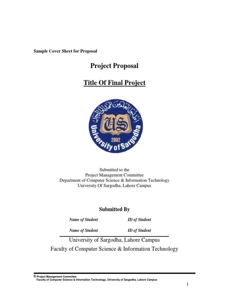 Fyp Project Proposal Template 2016 | System | Component Based Software ...