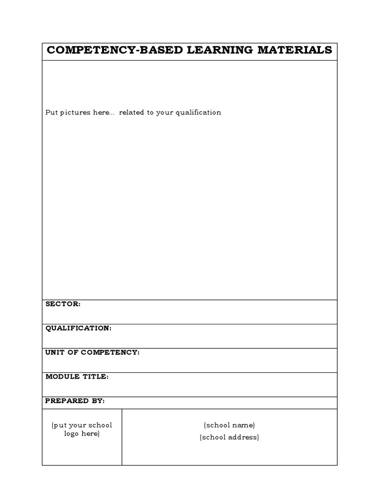 CBLM and Assessment Tool | PDF | Multiple Choice | Teaching