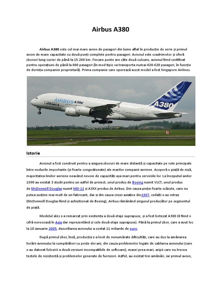 Airbus A380 | PDF