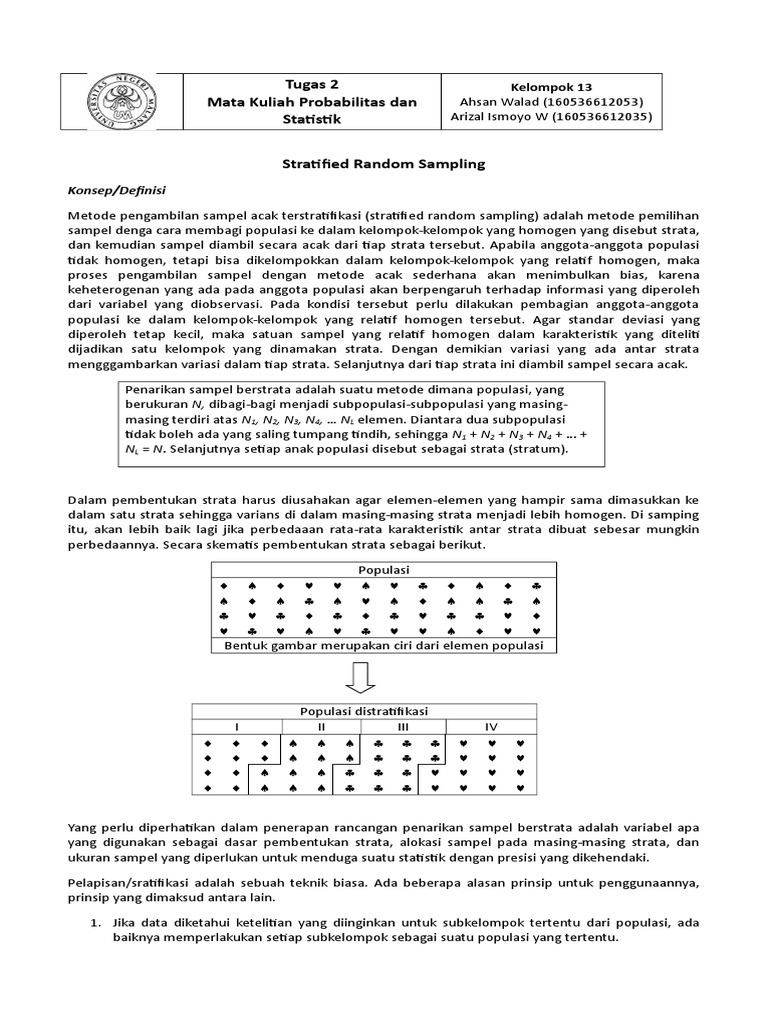 Stratified Random Sampling | PDF