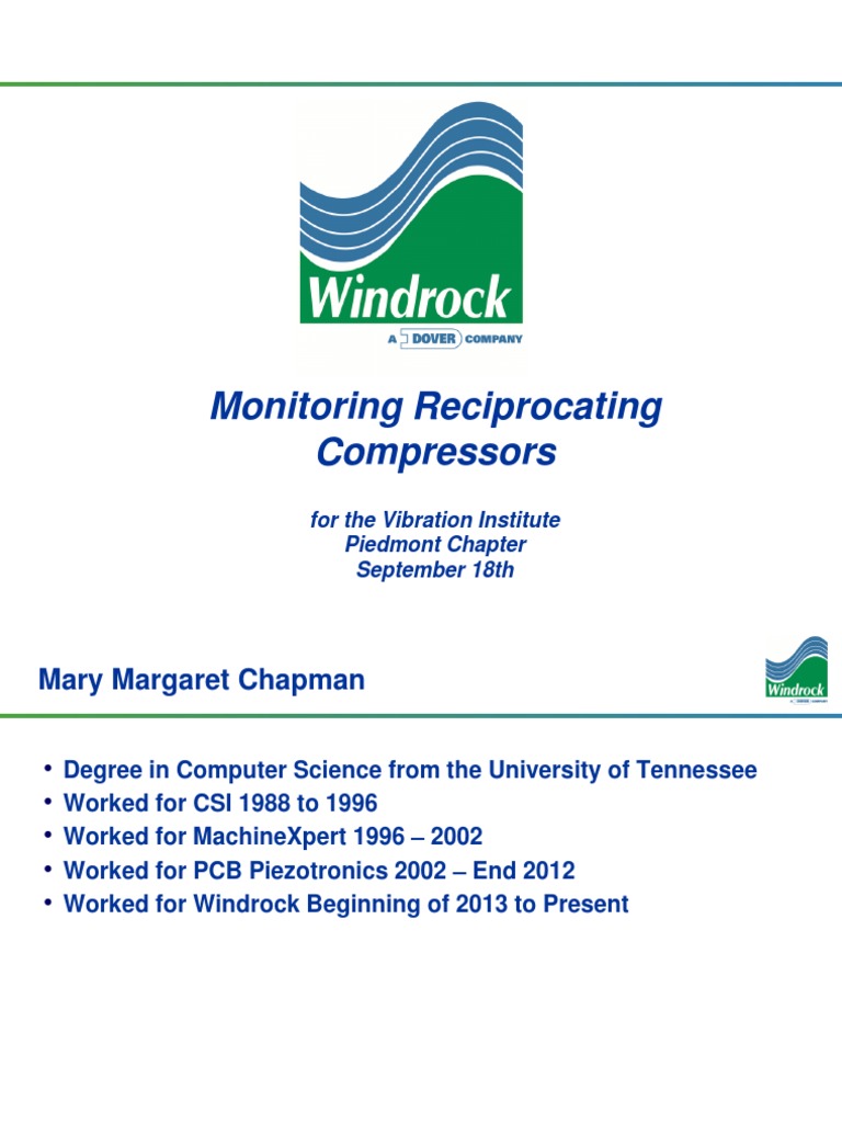 Compressors Condition Analysis | PDF | Gas Compressor | Piston