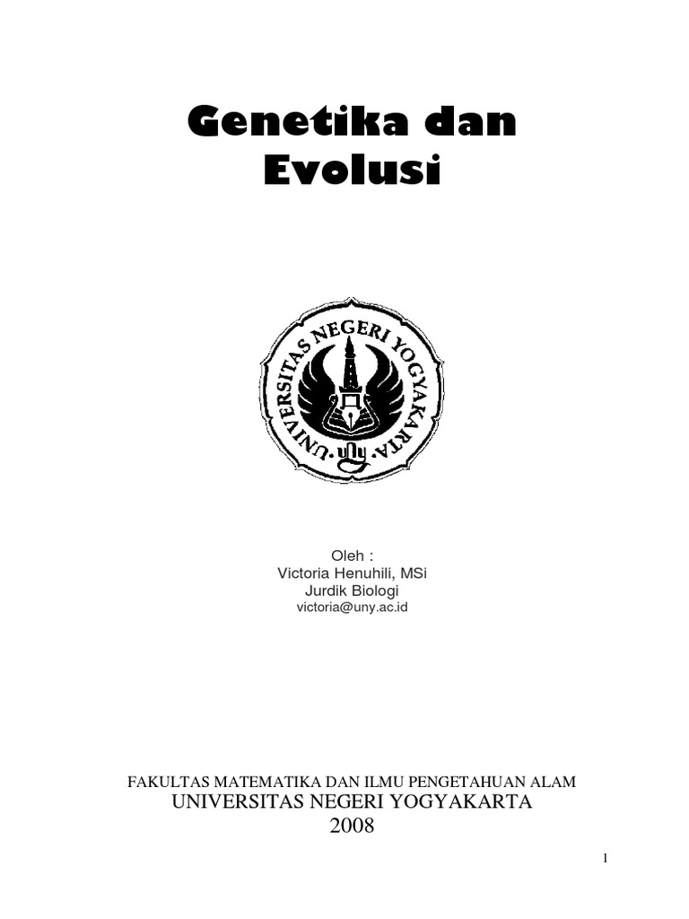 Genetika Dan Evolusi PDF | PDF | Ilmu Sosial