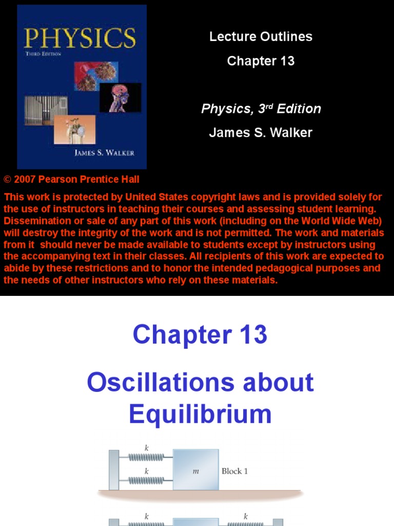 Walker3 Lecture Ch13 | PDF | Quantity | Applied And Interdisciplinary ...