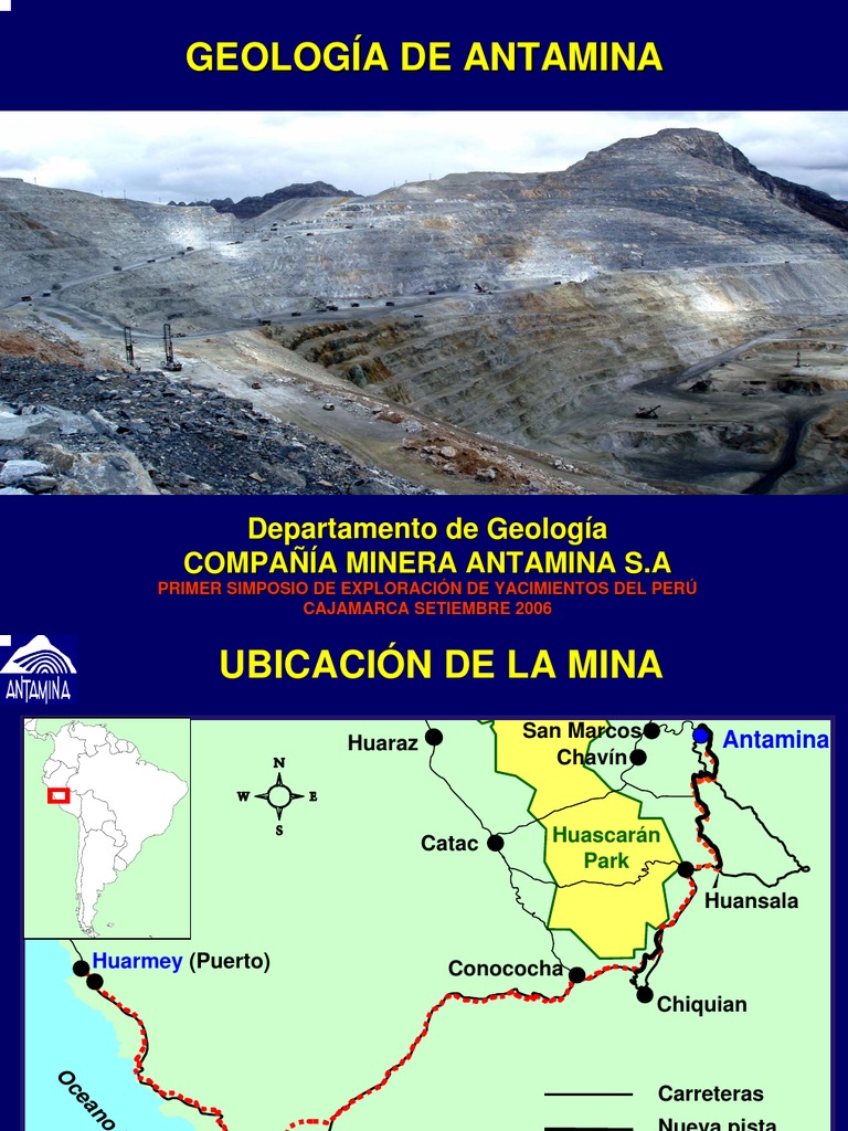 Geología y Ubicación de Antamina | PDF | Minería | Naturaleza