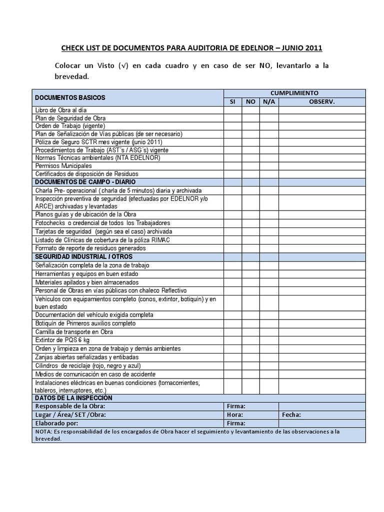 CHECK LIST DE DOCUMENTOS PARA AUDITORIA DE EDELNOR.docx