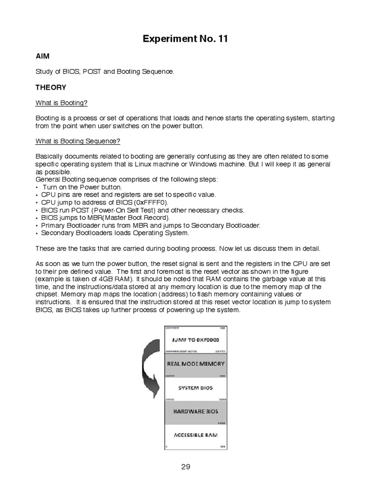 COA Ex11 | PDF | Bios | Computer Hardware