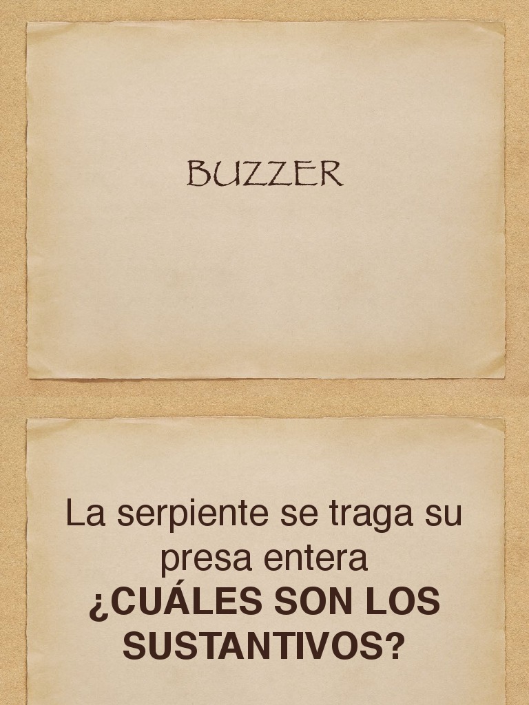 JUEGO de Categorías Gramaticales | PDF