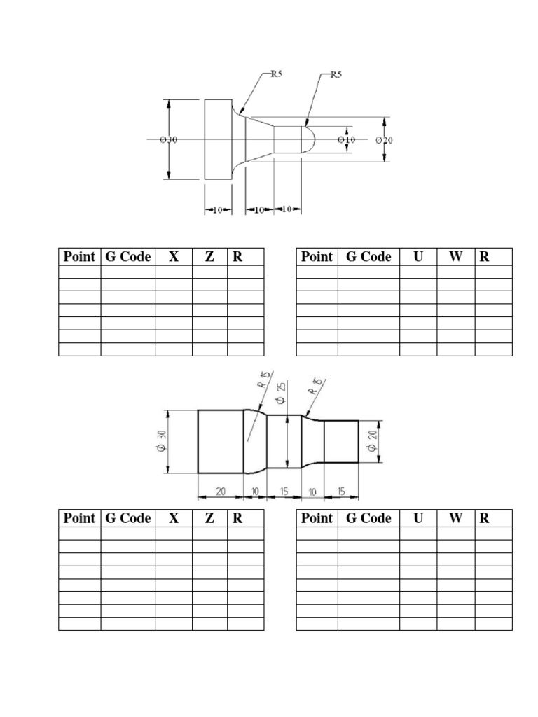 Exercise CNC 1 | PDF