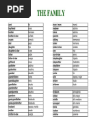 Family Relationship Names in English To Hindi | PDF | Father | Grandparent