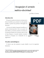 Formato de Bosquejo para Predicar Un Sermón | PDF | Sermón | Salmos