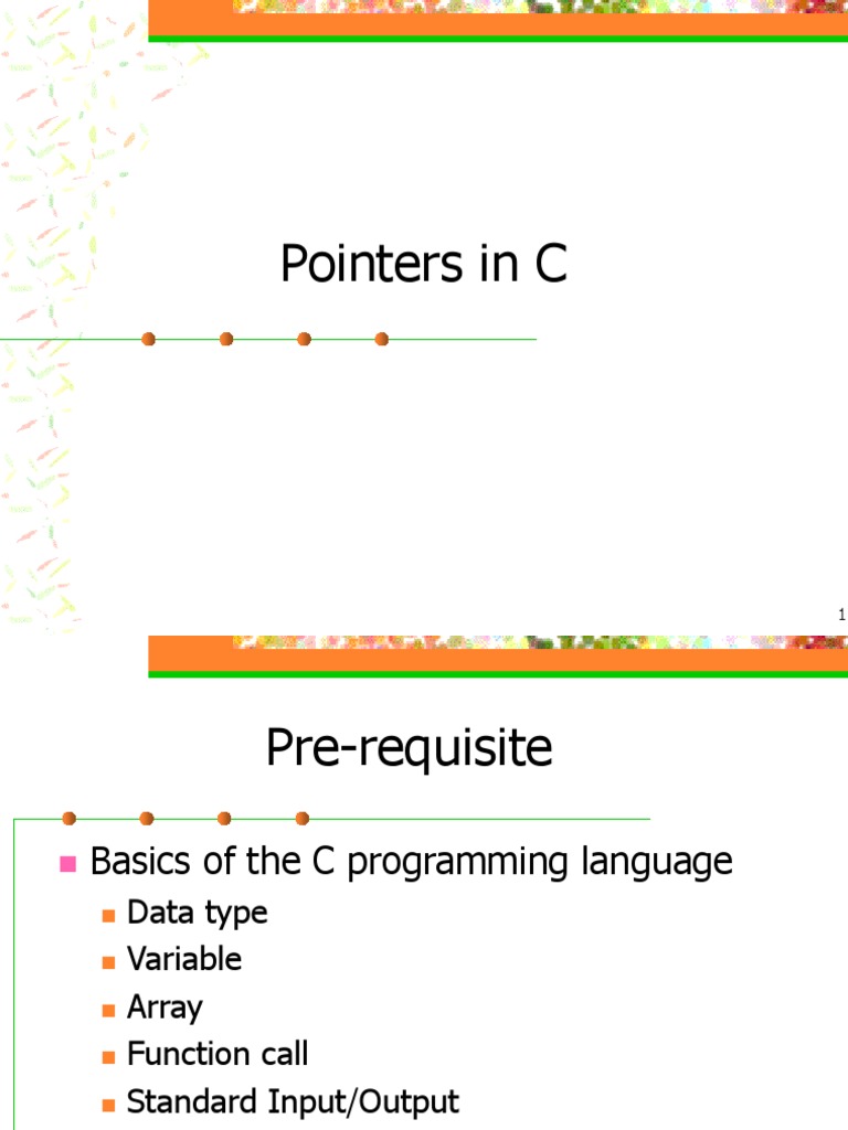 Cpointer Hk Pdf Pointer Computer Programming Integer Computer Science 