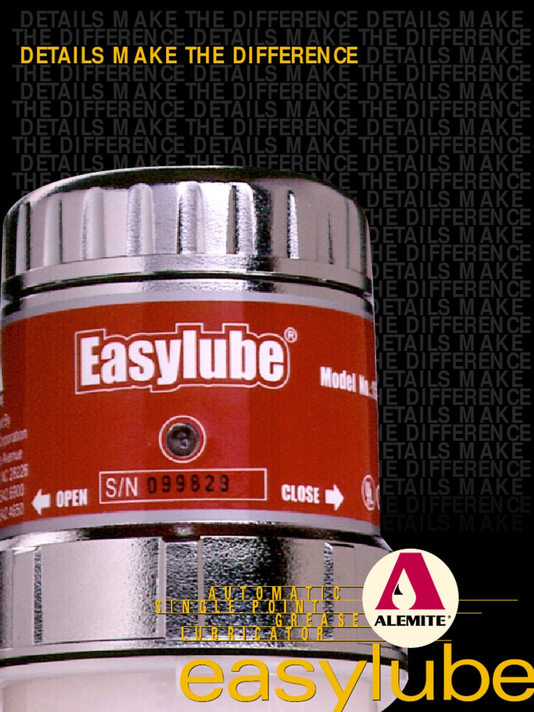 Brochure Easy Lube | PDF | Battery (Electricity) | Bearing (Mechanical)