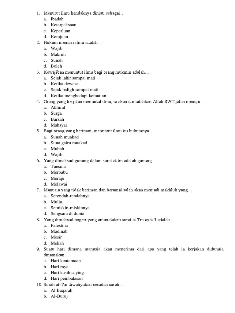 Us Pai Kelas 9 Bu Irma | PDF | Ilmu Sosial
