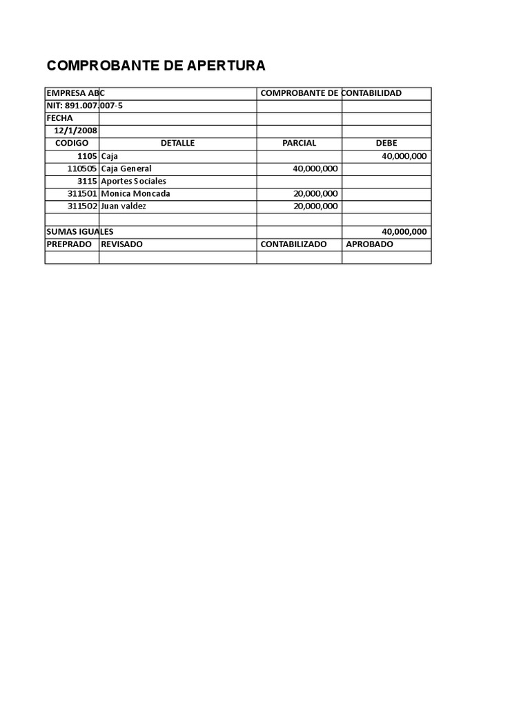 Comprobantes de Diario | PDF | Contabilidad financiera | Contabilidad