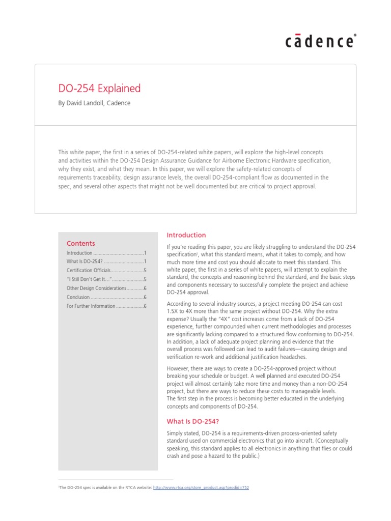 Do 254 Explained WP PDF | Download Free PDF | Verification And ...