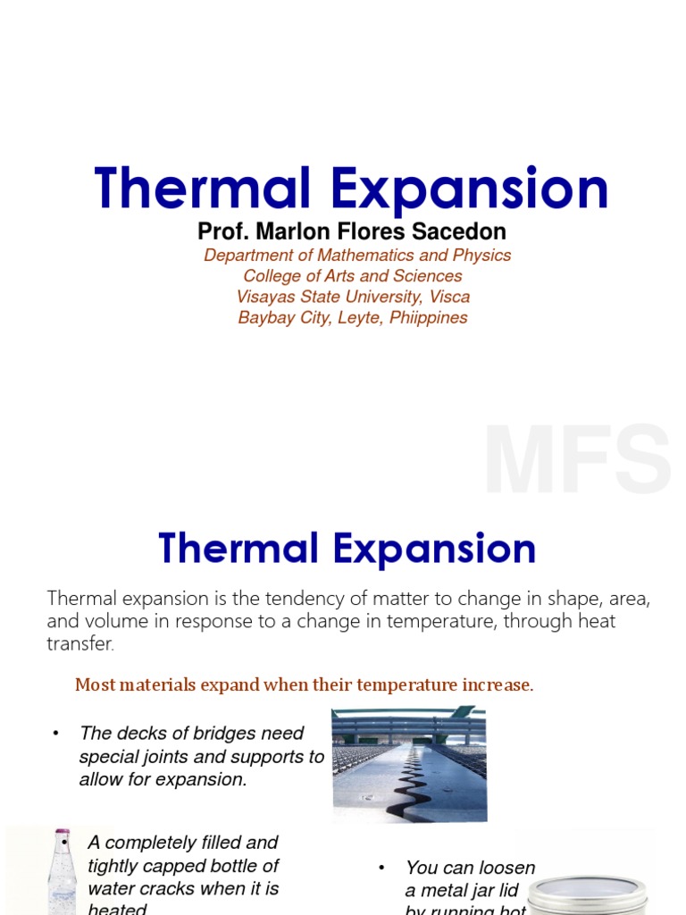 Phys 16 21 Module 2 Thermal Expansion | PDF | Thermal Expansion ...
