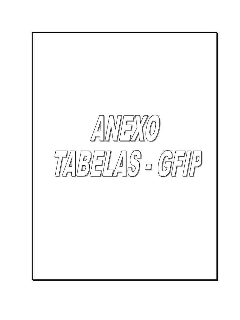 Tabelas Codigo Gfip | Download grátis PDF | Cooperativa | Aposentadoria