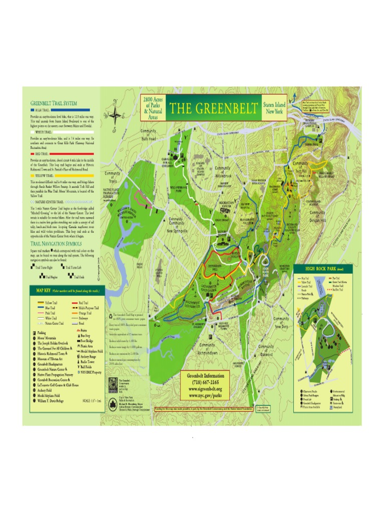 Staten Island Greenbelt Map | PDF