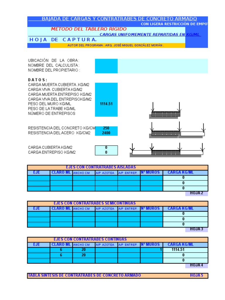 Cálculo de Contratrabes de Concreto | PDF