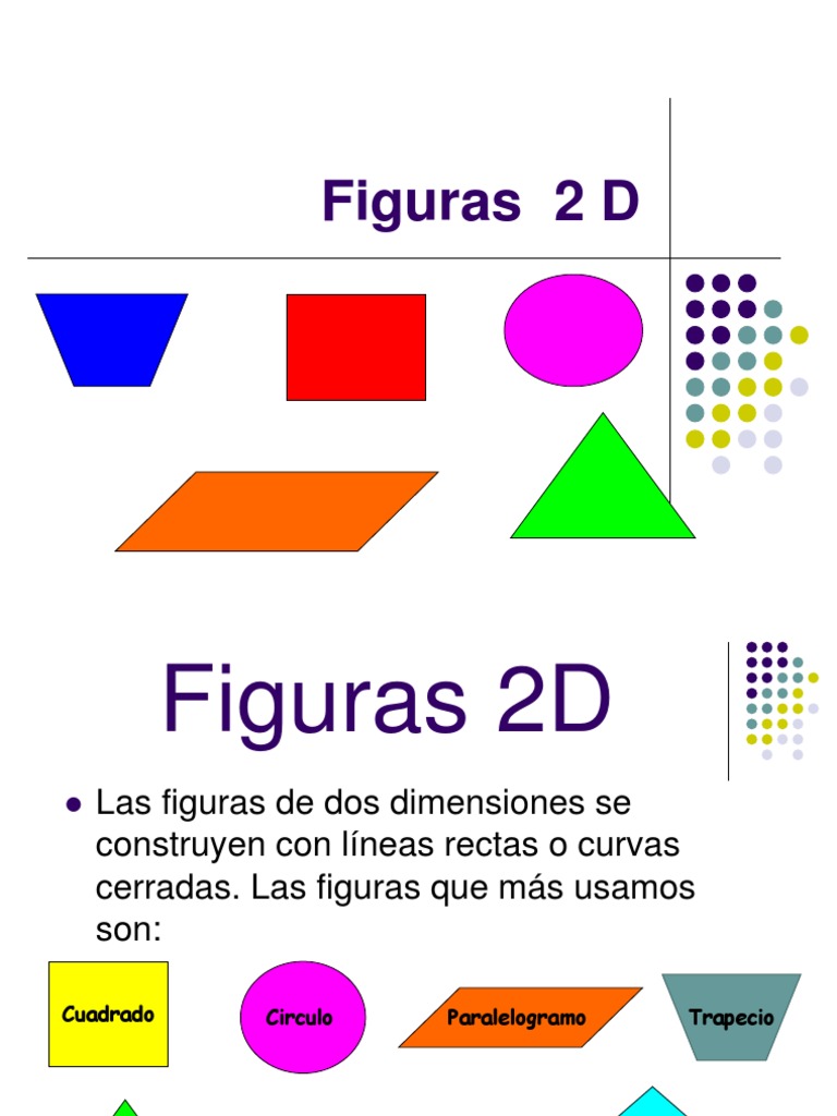 caracteristicas figuras 2d